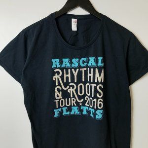Vintage | Tops | 26 Rascal Flatts Rhythm Roots Tour T Shirt American ...